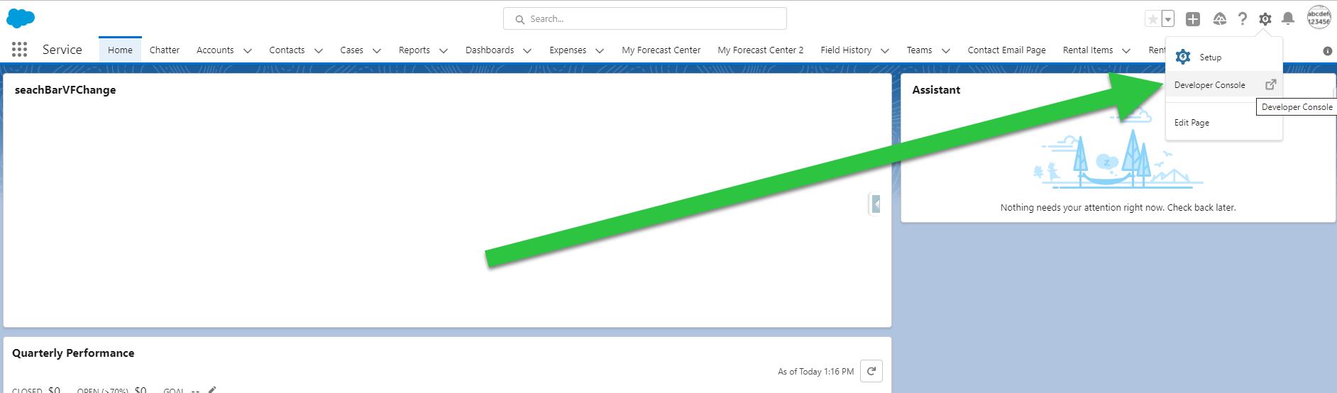 Salesforce Open Dev Console